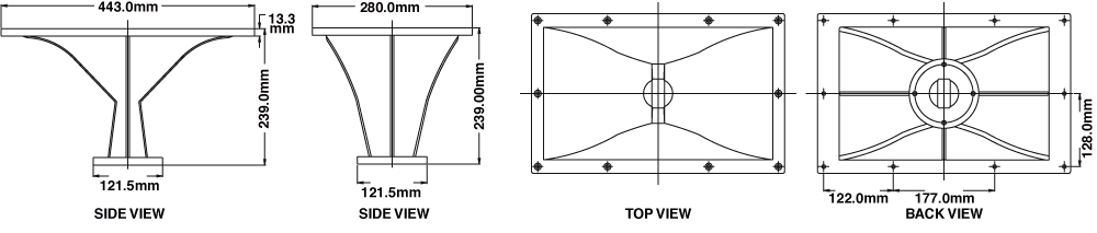 P.Audio PH2380 2" horn. The P.Audio PH2380 2" horn is a JBL 2380 copy.