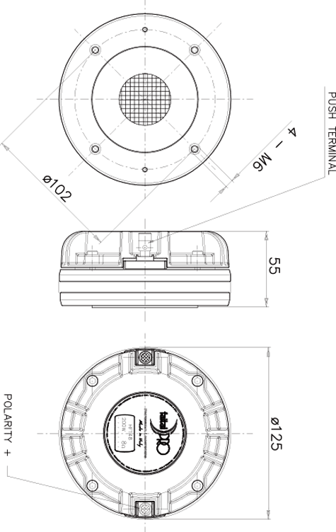 Faital Pro HF148 - Faital Pro HF148 1.4" neodymium high frequency ...
