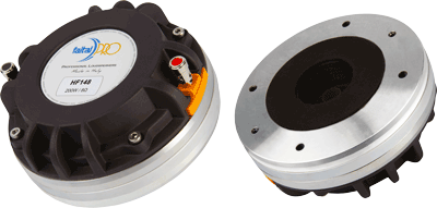 High frequency compression 1" and 2" drivers by Eminence, JBL, Peavey, RCF, Beyma and P Audio.